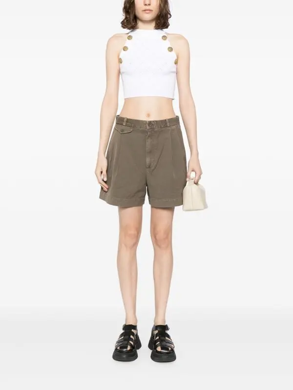 AGOLDE Becker Pleated Shorts