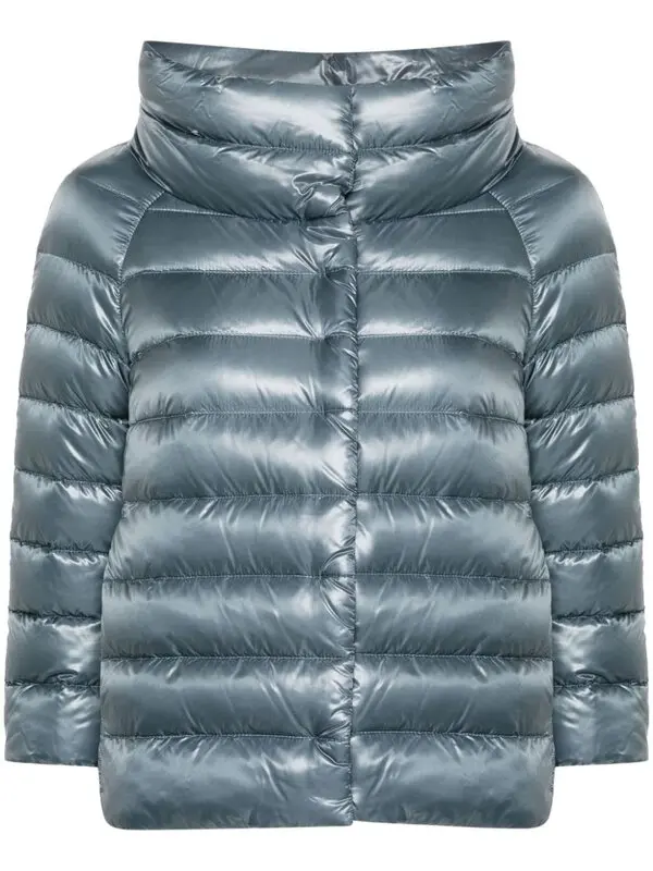 Herno Sofia Quilted Puffer Jacket - Blue