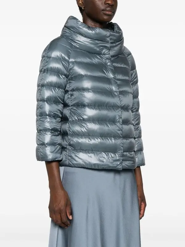 Herno Sofia Quilted Puffer Jacket - Blue