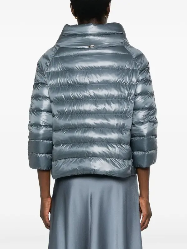 Herno Sofia Quilted Puffer Jacket - Blue