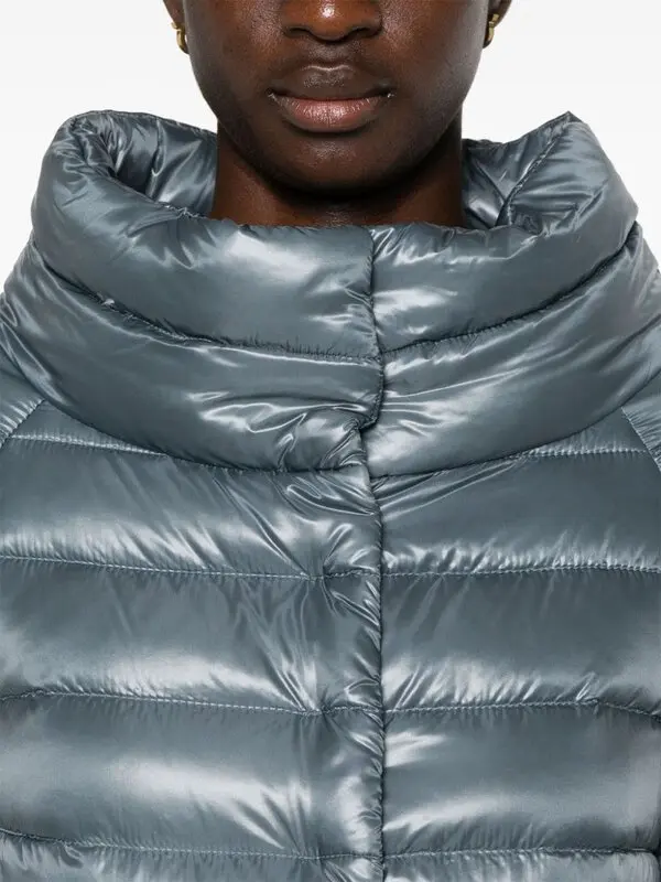 Herno Sofia Quilted Puffer Jacket - Blue