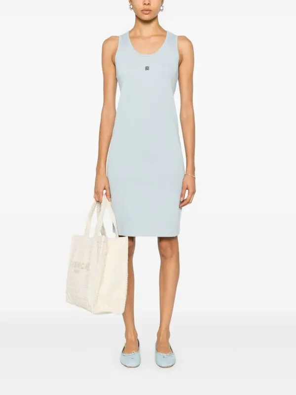Givenchy 4g-plaque Midi Dress - Blue