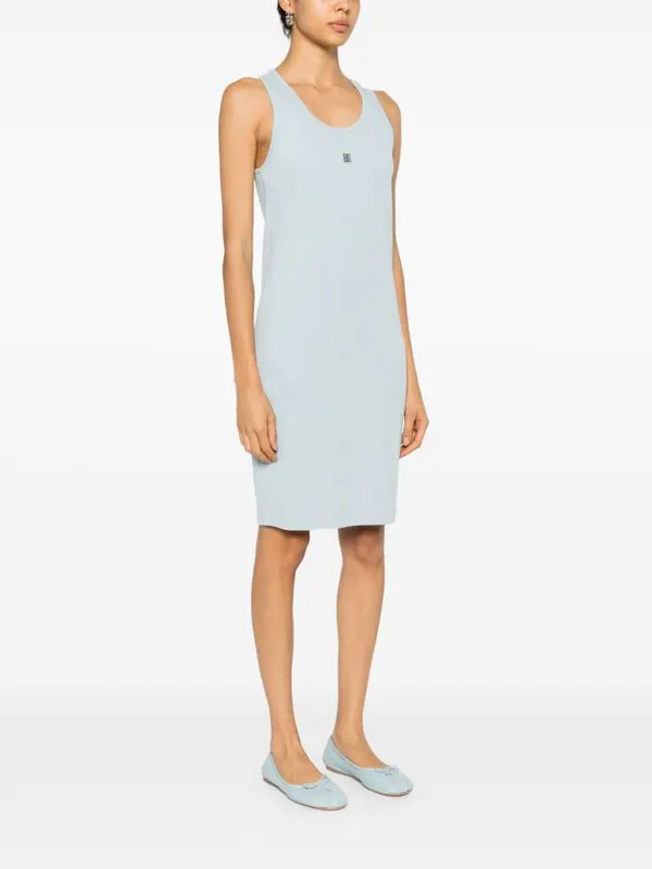 Givenchy 4g-plaque Midi Dress - Blue