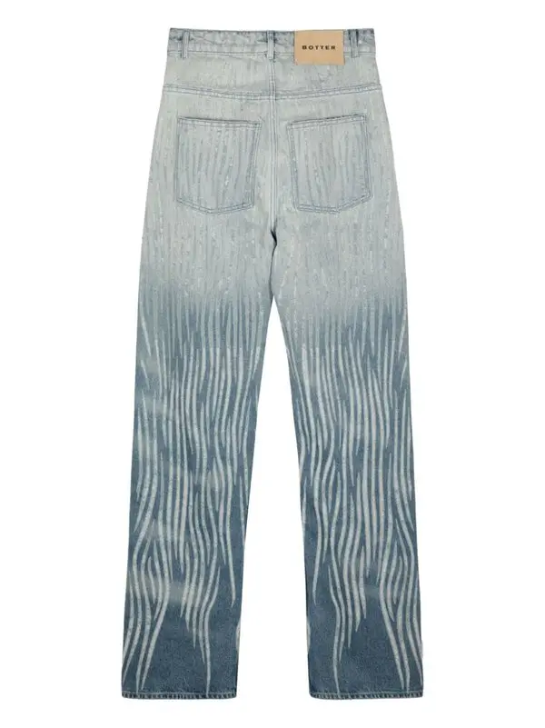 BOTTER Gradient-effect Straight-leg Jeans