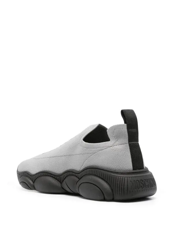 Moschino Logo-intarsia Slip-on Sneakers