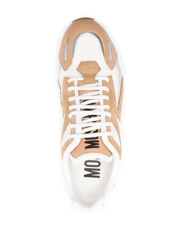Moschino Embroidered-logo Low-top Sneakers