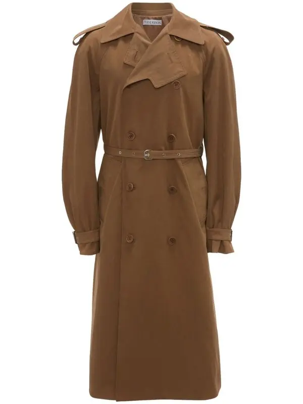 JW Anderson Double-breasted Cotton Trench Coat