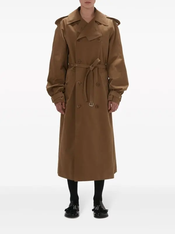 JW Anderson Double-breasted Cotton Trench Coat