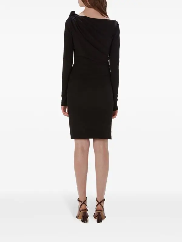 JW Anderson V-neck Midi Dress - Black