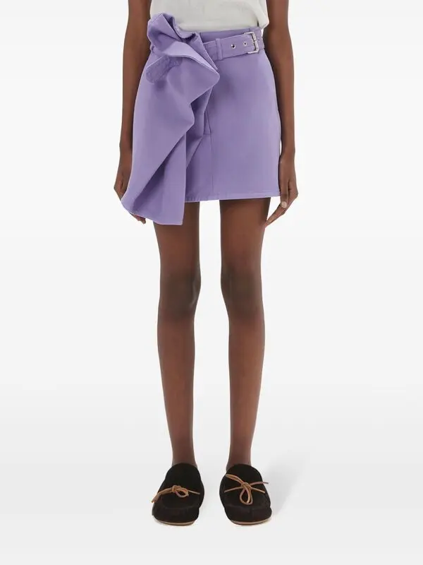 JW Anderson Asymmetric Draped Mini Skirt