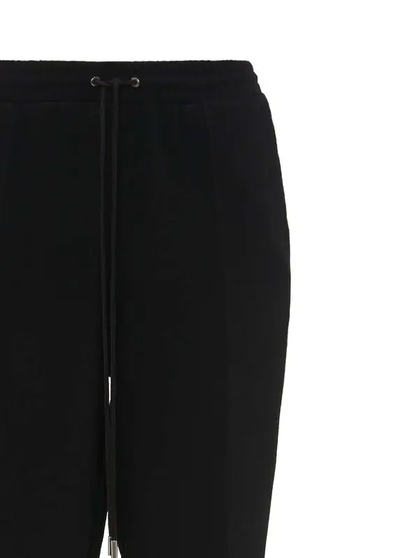 JW Anderson Slim-cut Flared Track Pants - Black
