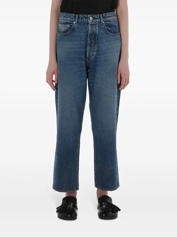 JW Anderson Cropped Straight-leg Jeans