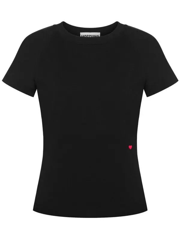 Moschino Heart-embroidered T-shirt