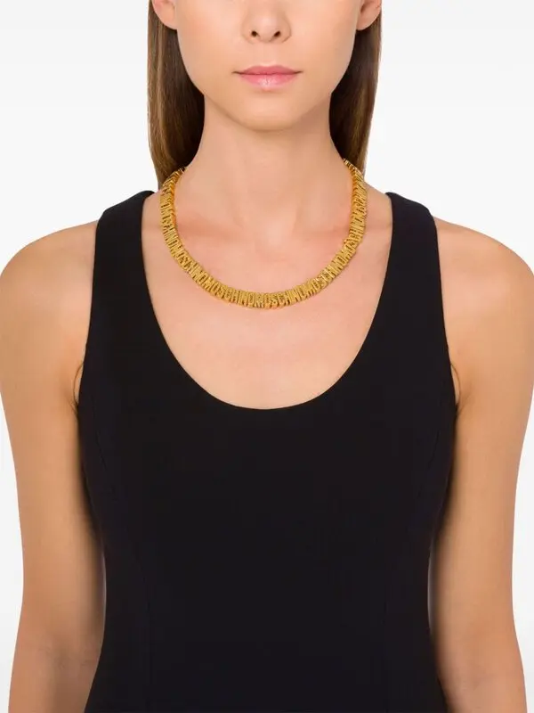 Moschino Lettering Necklace
