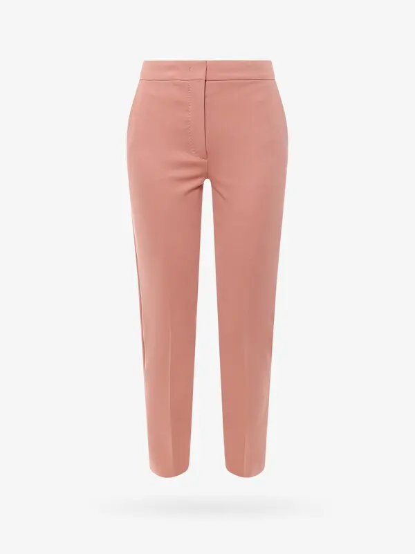 Max Mara Viscose Blend Trousers - Pink