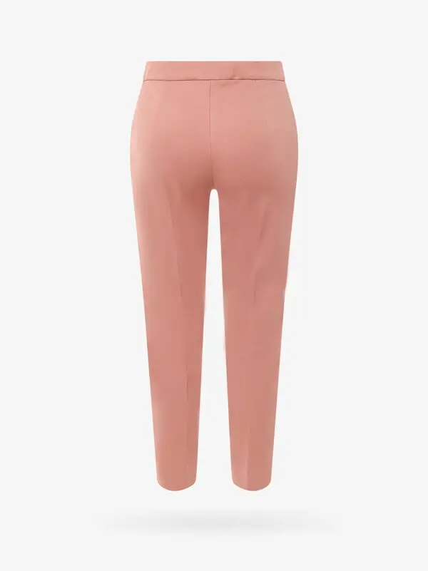 Max Mara Viscose Blend Trousers - Pink