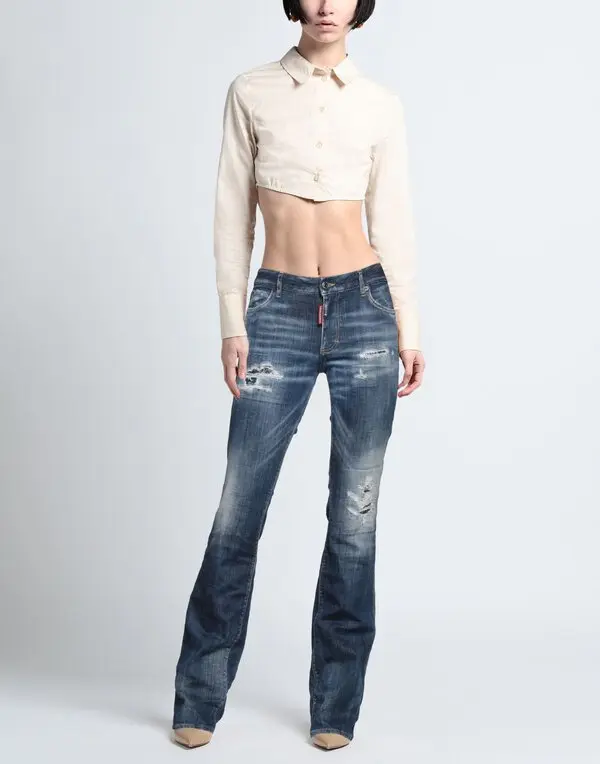 Dsquared2 Flared Jeans With Distressed Details