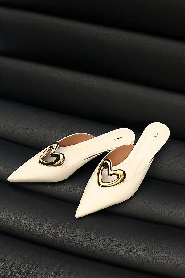 Maeve Heart Mule Heels