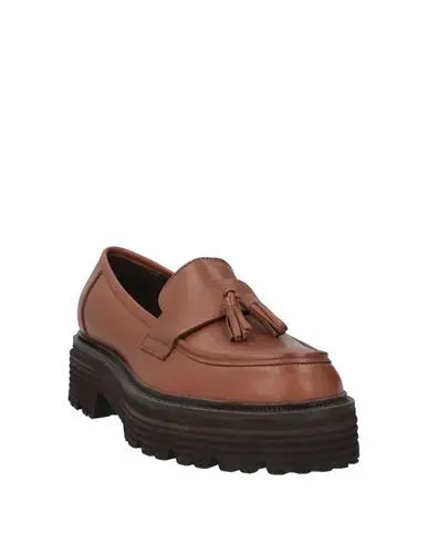 CAFÈNOIR Leather Loafers With Tassels