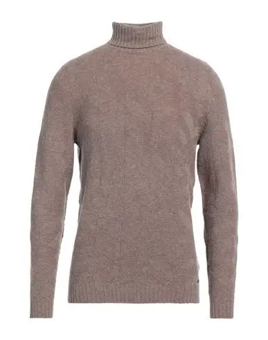 BROOKSFIELD Turtleneck Wool Sweater - Brown