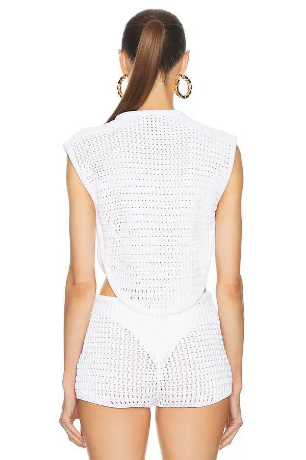 Alaïa Crew Neck Top