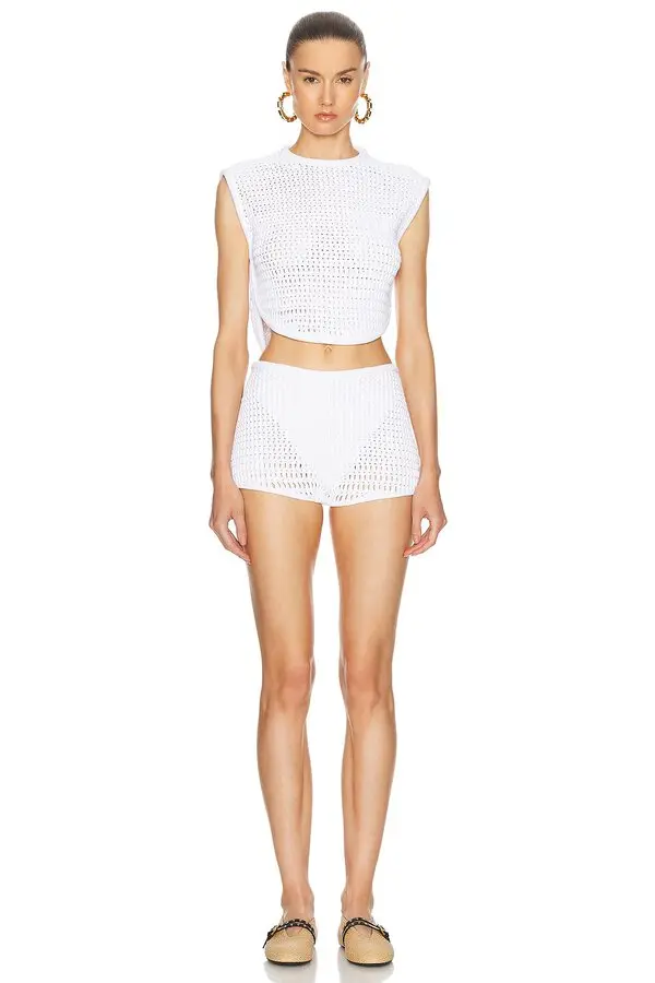 Alaïa Crew Neck Top