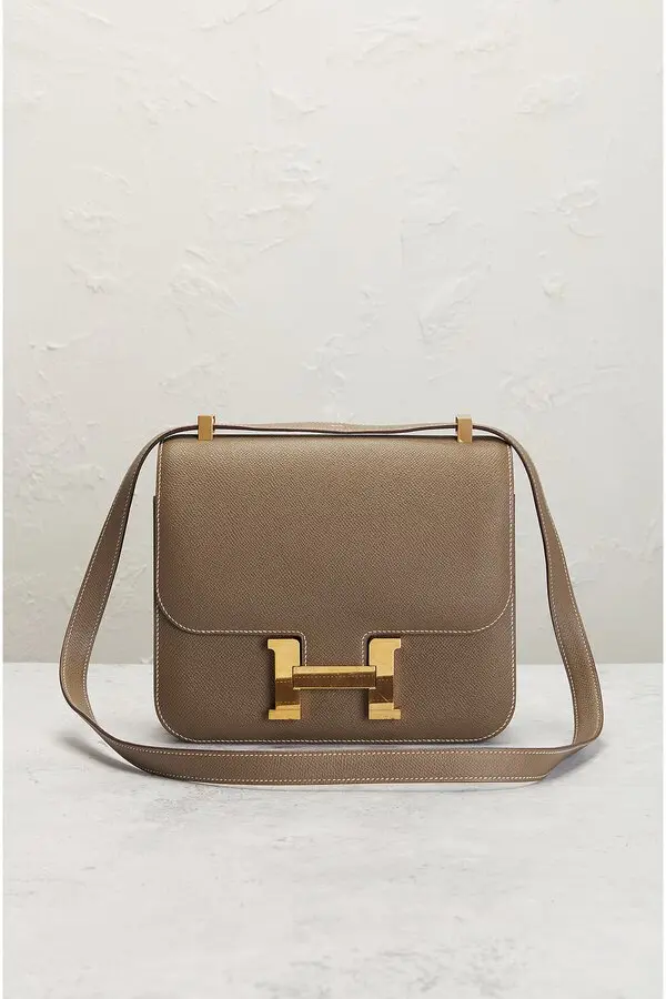 Hermès Epsom Constance 24 Shoulder Bag - Etoupe