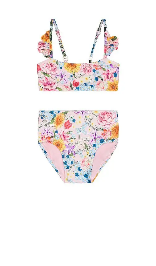 Agua Bendita Sky Bikini Set In White