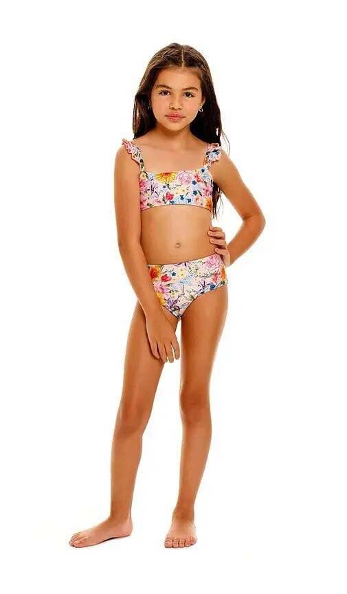 Agua Bendita Sky Bikini Set In White