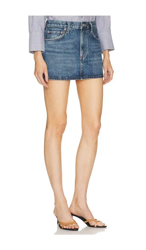 AGOLDE Alek Mini Denim Skirt - Dwell