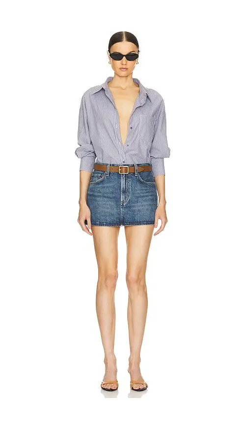 AGOLDE Alek Mini Denim Skirt - Dwell