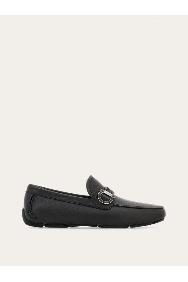 FERRAGAMO Gancini Ornament Driver - Black