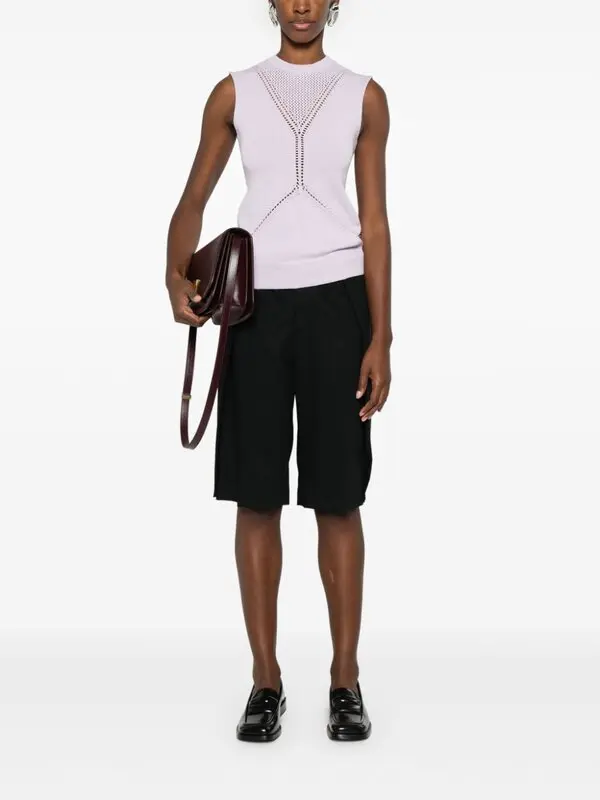 JIL SANDER Sleeveless Knitted Top