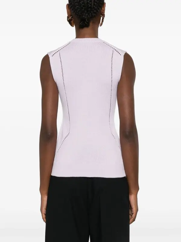 JIL SANDER Sleeveless Knitted Top