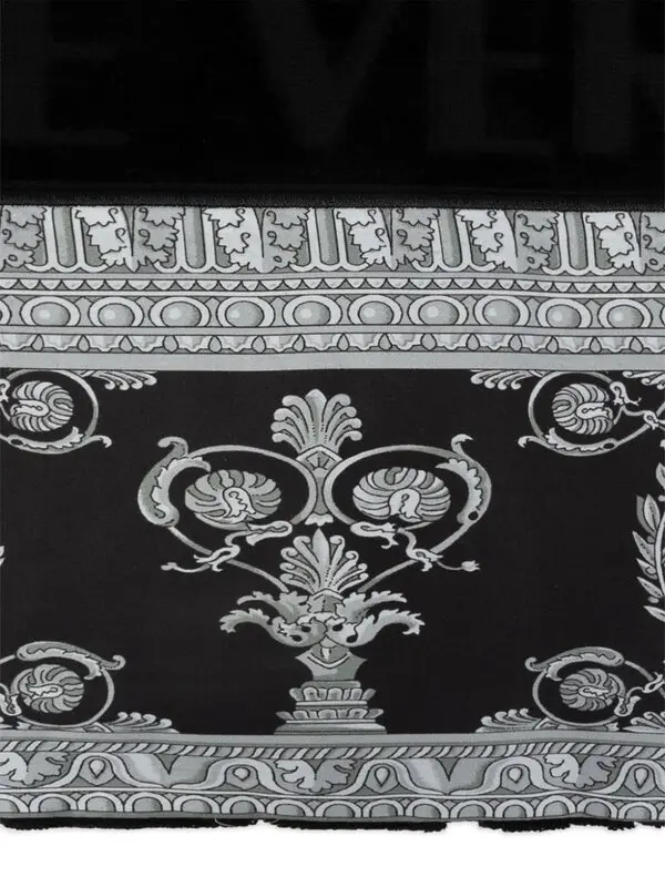 Versace Barocco-print Cotton Bath Towel