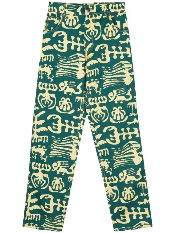 CHARLES JEFFREY Art Logo-patch Jeans