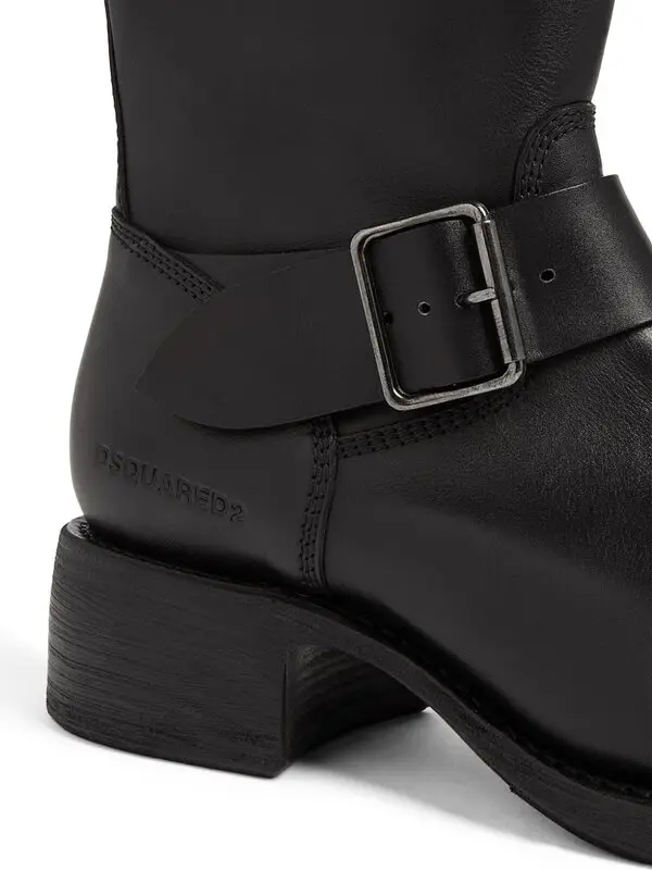 Dsquared2 Harley Biker Boots - Black