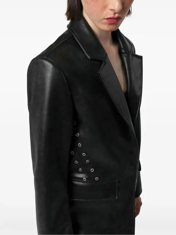 Apparis Faux-leather Blazer