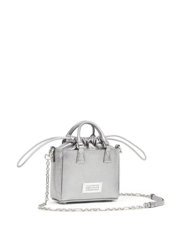 MAISON MARGIELA 5ac Metallic-effect Tote Bag