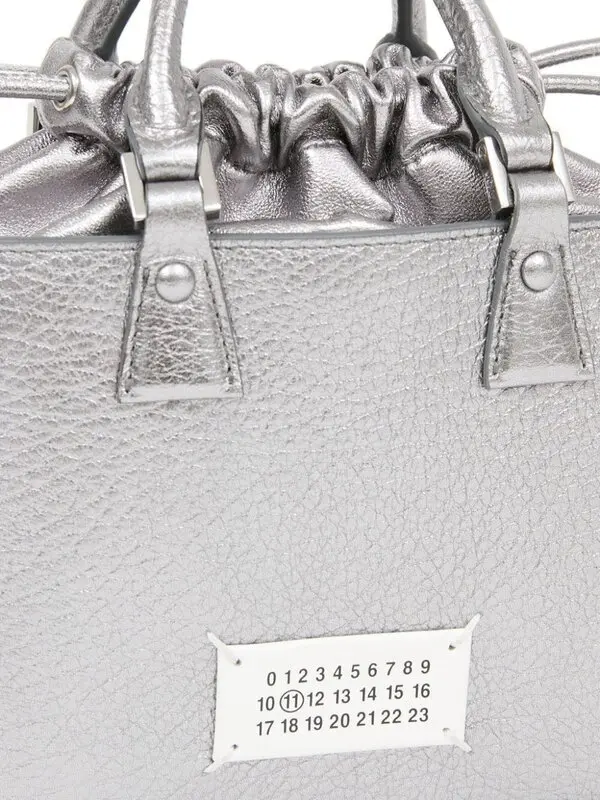 MAISON MARGIELA 5ac Metallic-effect Tote Bag