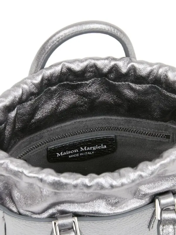 MAISON MARGIELA 5ac Metallic-effect Tote Bag