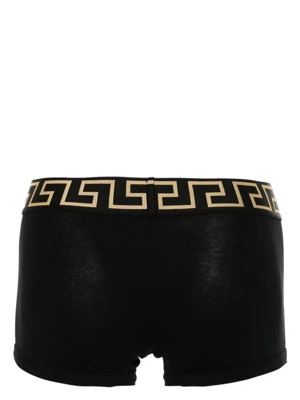 Versace Logo-detail Boxers - Black