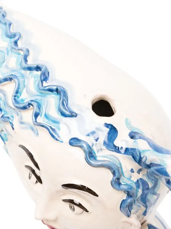LES-OTTOMANS Multicolour Head Home Decor - Neutrals