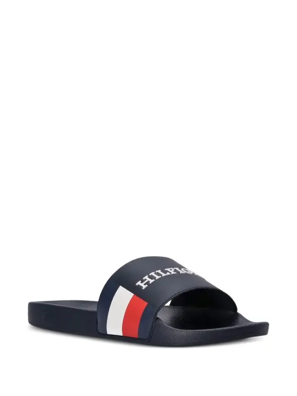 Tommy Hilfiger Striped Pool Slides