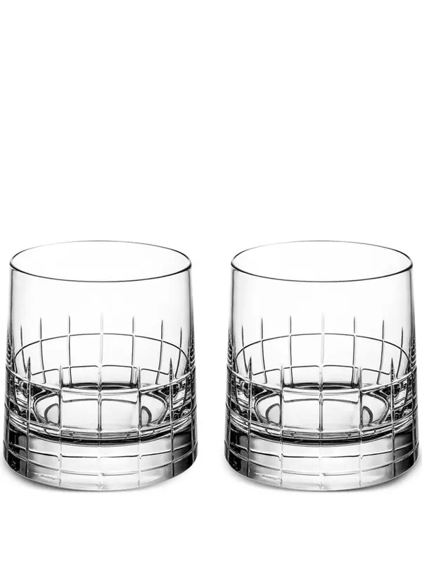 Christofle Graphik Old Fashioned Glasses