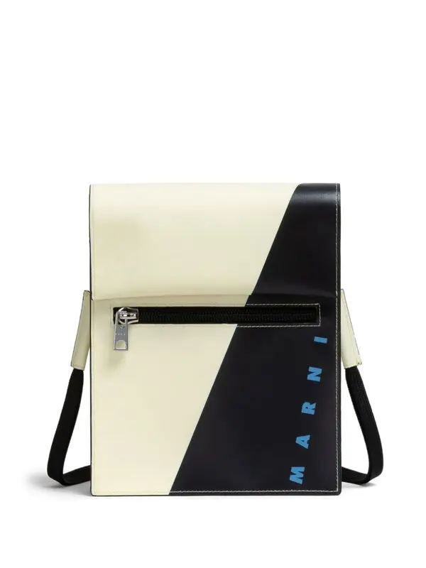Marni Logo-lettering Shoulder Bag - White