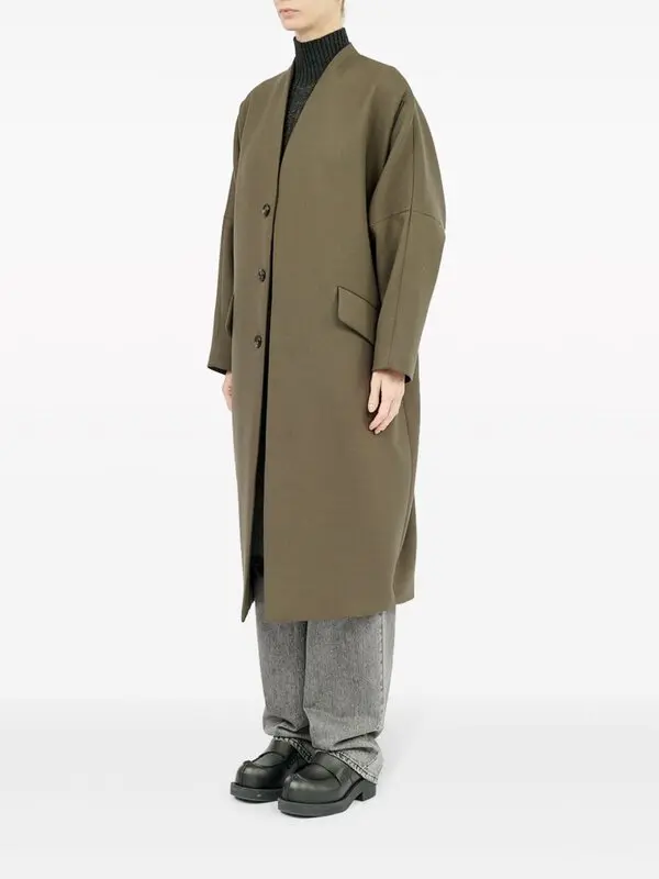 MAISON MARGIELA Collarless Single-breasted Jacket