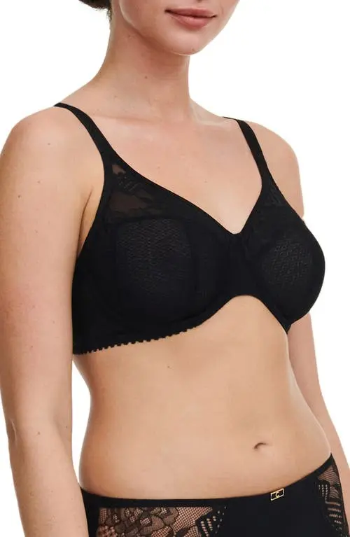 Chantelle Origins Underwire Unlined Full Coverage Bra - Black