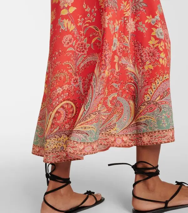 Etro Printed Midi Dress