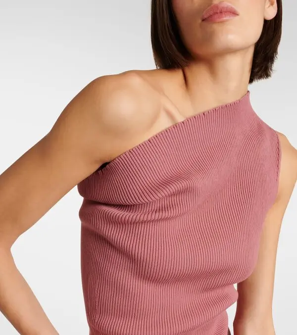 Rick Owens One-shoulder Maxi Dress - Pink